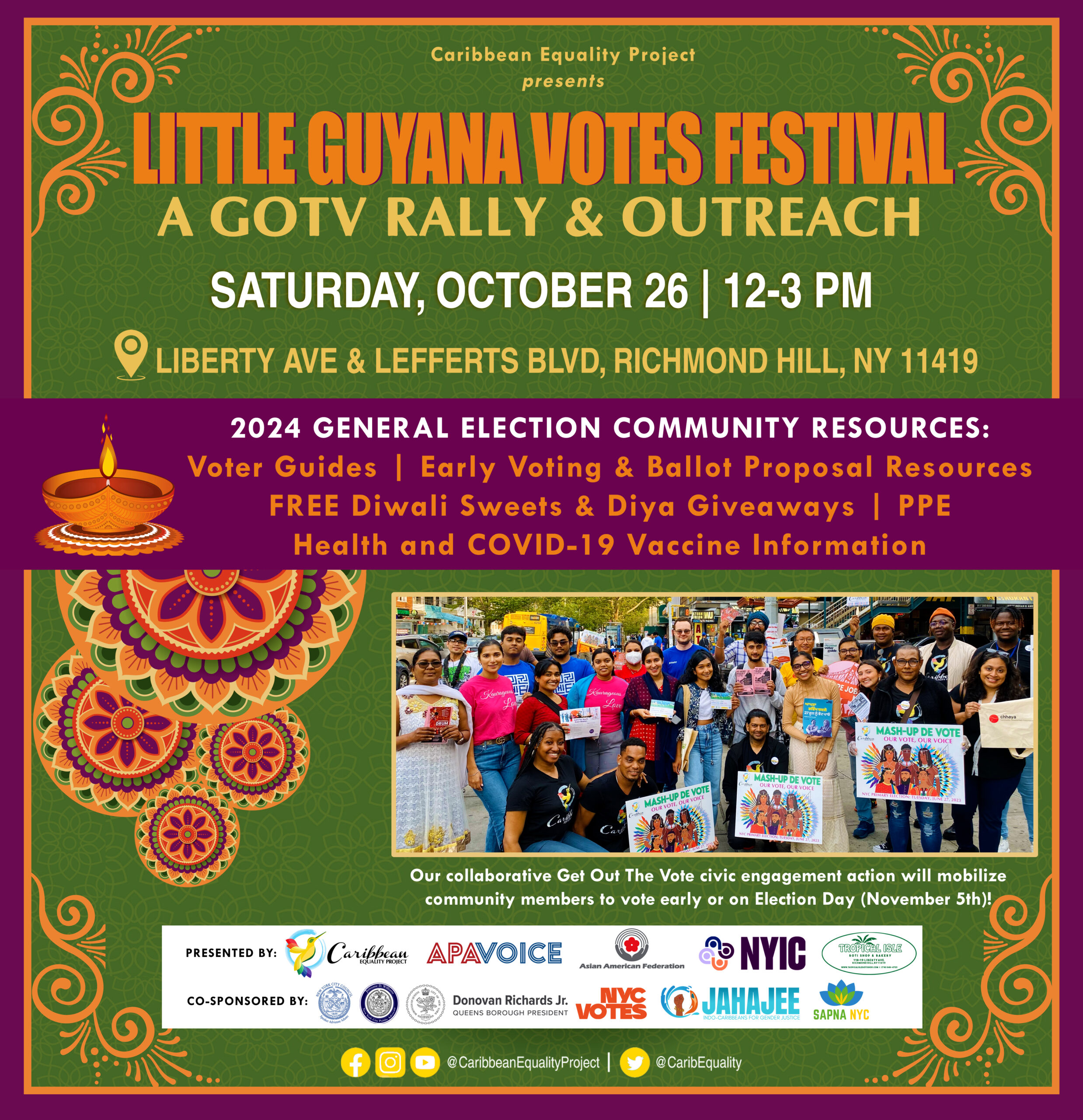 4th Annual Little Guyana Votes Festival - chhaya